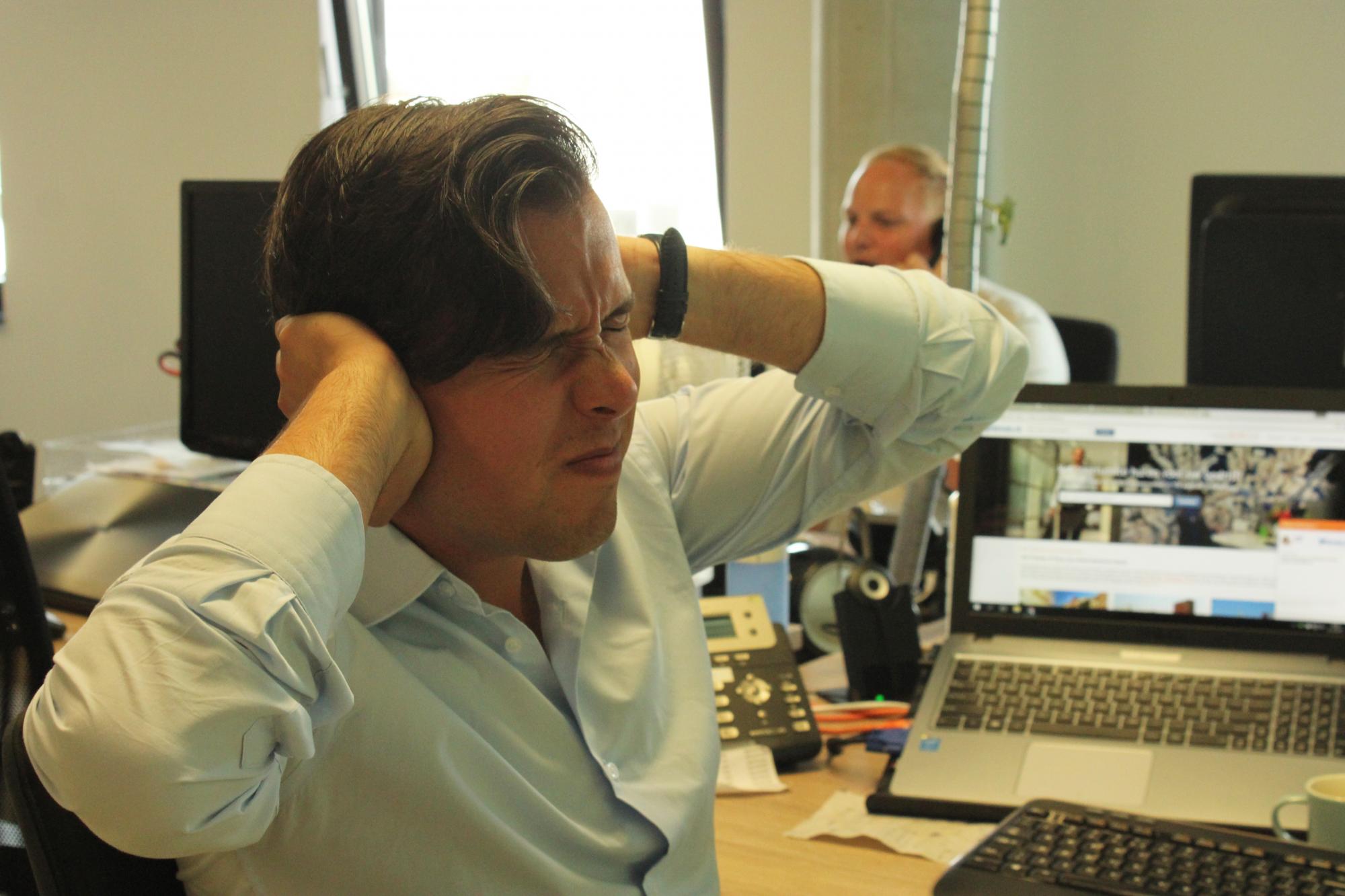 Geluidsoverlast op kantoor